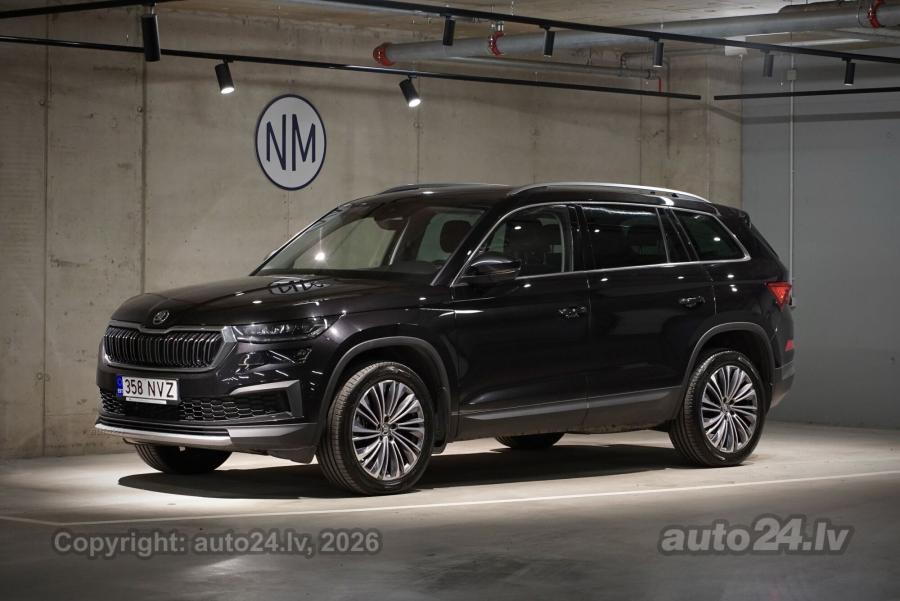 Черный Шкода Kodiaq 2022 в Таллин, объемом двигателя 2.00 л и пробегом 135 тыс. км за 28990 €, фото 1 на AUTOMOTO.COM.LV