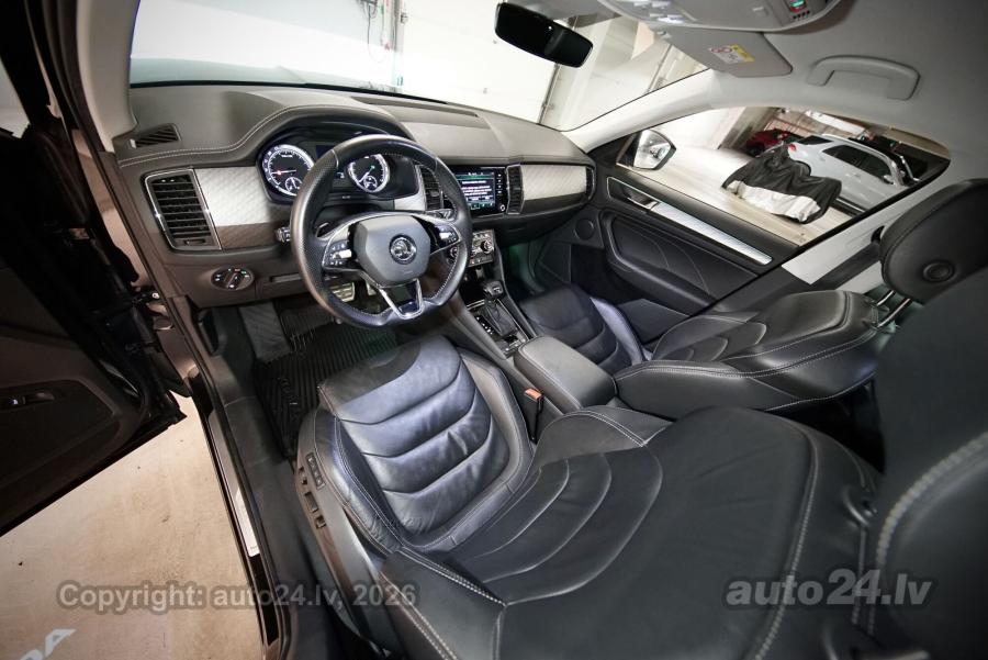Черный Шкода Kodiaq 2022 в Таллин, объемом двигателя 2.00 л и пробегом 135 тыс. км за 28990 €, фото 15 на AUTOMOTO.COM.LV