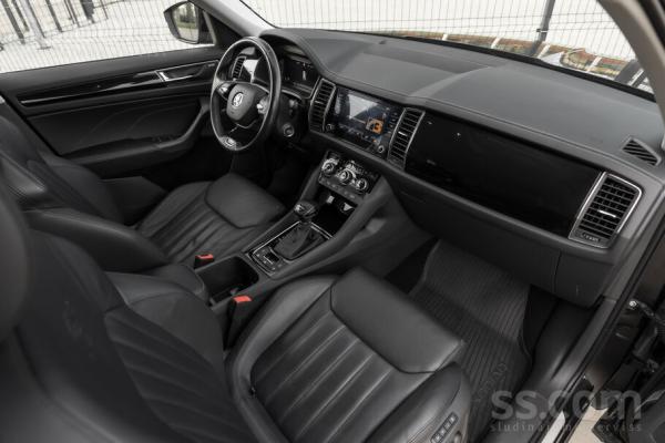 Черный Шкода Kodiaq 2022 в Рига, объемом двигателя 2.00 л и пробегом 195 тыс. км за 25890 €, фото 9 на AUTOMOTO.COM.LV