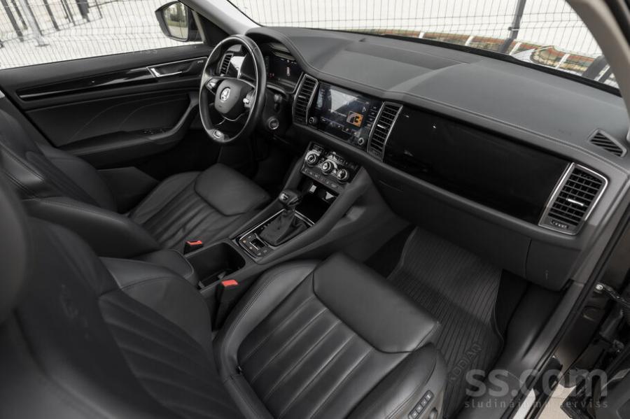 Черный Шкода Kodiaq 2022 в Рига, объемом двигателя 2.00 л и пробегом 195 тыс. км за 25890 €, фото 10 на AUTOMOTO.COM.LV