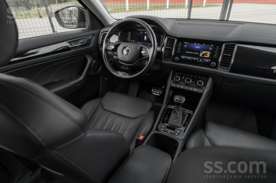 Черный Шкода Kodiaq 2022 в Рига, объемом двигателя 2.00 л и пробегом 195 тыс. км за 25890 €, фото 12 на AUTOMOTO.COM.LV