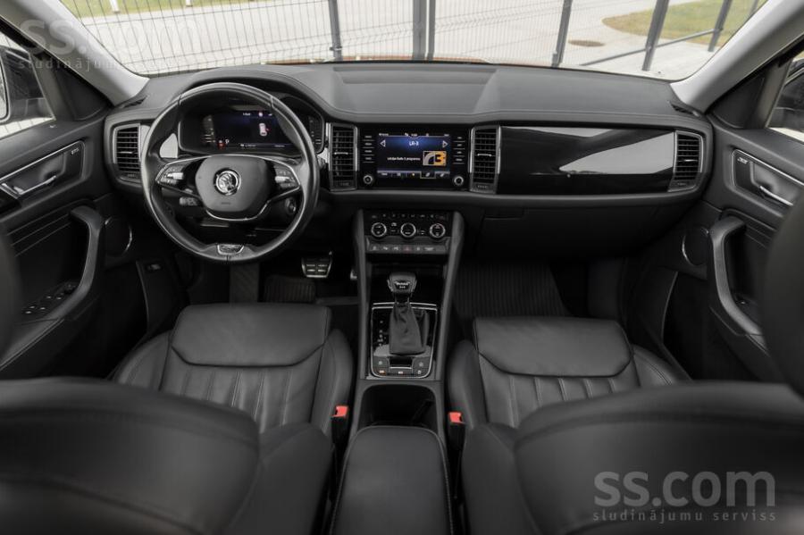 Черный Шкода Kodiaq 2022 в Рига, объемом двигателя 2.00 л и пробегом 195 тыс. км за 25890 €, фото 13 на AUTOMOTO.COM.LV