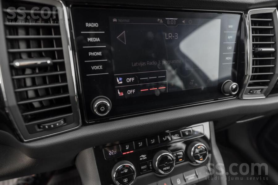 Черный Шкода Kodiaq 2022 в Рига, объемом двигателя 2.00 л и пробегом 195 тыс. км за 25890 €, фото 28 на AUTOMOTO.COM.LV