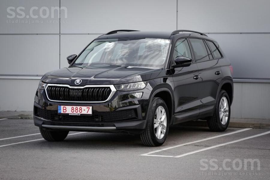 Черный Шкода Kodiaq 2022 в Рига, объемом двигателя 2.00 л и пробегом 86 тыс. км за 26800 €, фото 1 на AUTOMOTO.COM.LV