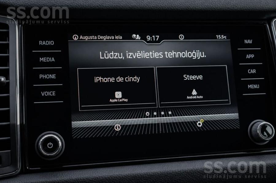 Черный Шкода Kodiaq 2022 в Рига, объемом двигателя 2.00 л и пробегом 86 тыс. км за 26800 €, фото 27 на AUTOMOTO.COM.LV