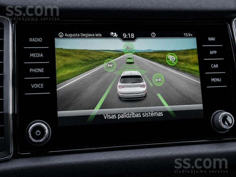 Черный Шкода Kodiaq 2022 в Рига, объемом двигателя 2.00 л и пробегом 86 тыс. км за 26800 €, фото 29 на AUTOMOTO.COM.LV