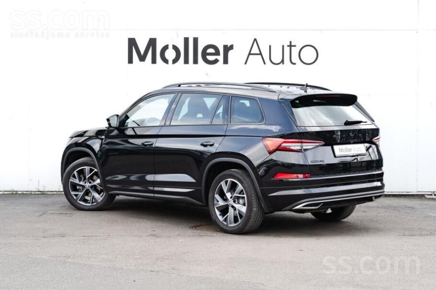 Melns Skoda Kodiaq 2022 Rīga, ar dzinēja tilpumu 2.00 L un nobraukumu 160 tūkst. km par 27950 €, foto 4 vietnē AUTOMOTO.COM.LV