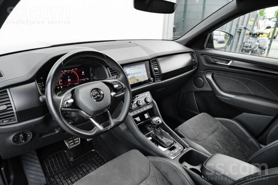 Melns Skoda Kodiaq 2022 Rīga, ar dzinēja tilpumu 2.00 L un nobraukumu 160 tūkst. km par 27950 €, foto 10 vietnē AUTOMOTO.COM.LV