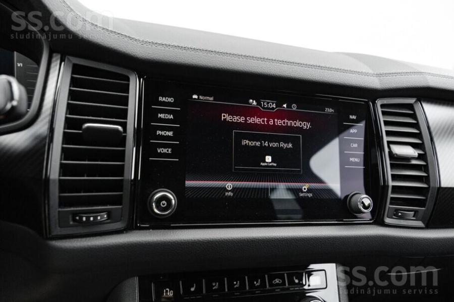 Melns Skoda Kodiaq 2022 Rīga, ar dzinēja tilpumu 2.00 L un nobraukumu 160 tūkst. km par 27950 €, foto 25 vietnē AUTOMOTO.COM.LV