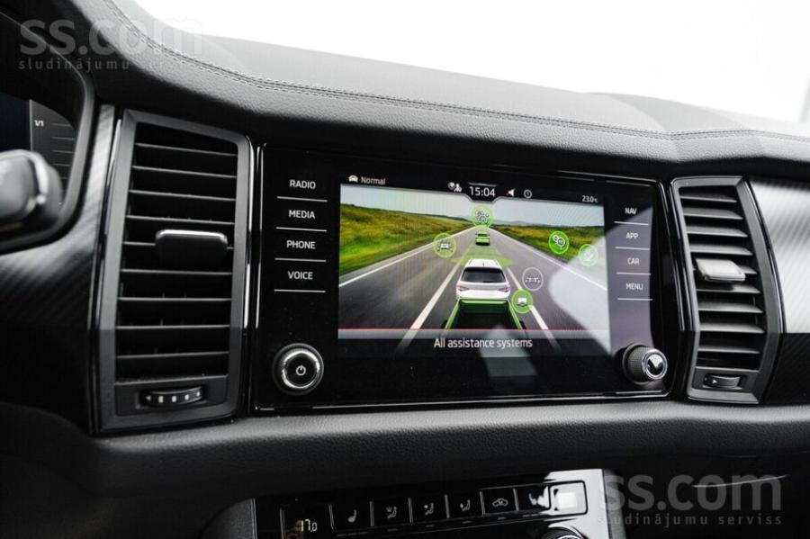Melns Skoda Kodiaq 2022 Rīga, ar dzinēja tilpumu 2.00 L un nobraukumu 160 tūkst. km par 27950 €, foto 26 vietnē AUTOMOTO.COM.LV