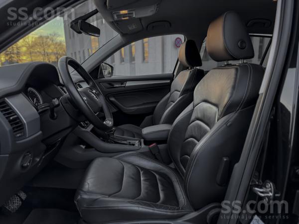 Black Skoda Kodiaq 2022 in Jelgava, with an engine capacity of 2.00 L and mileage of 118 thousand km for 23500 €, photo 10 on AUTOMOTO.COM.LV