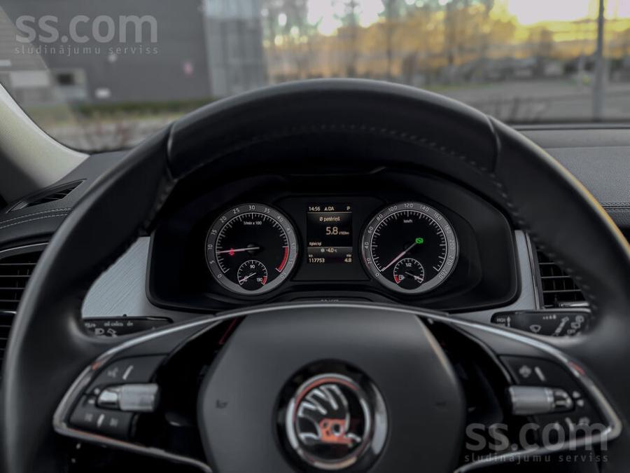 Черный Шкода Kodiaq 2022 в Елгава, объемом двигателя 2.00 л и пробегом 118 тыс. км за 23500 €, фото 14 на AUTOMOTO.COM.LV