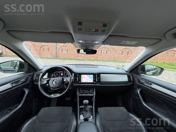 Black Skoda Kodiaq 2022 in Daugavpils, with an engine capacity of 2.00 L and mileage of 192 thousand km for 23000 €, photo 8 on AUTOMOTO.COM.LV