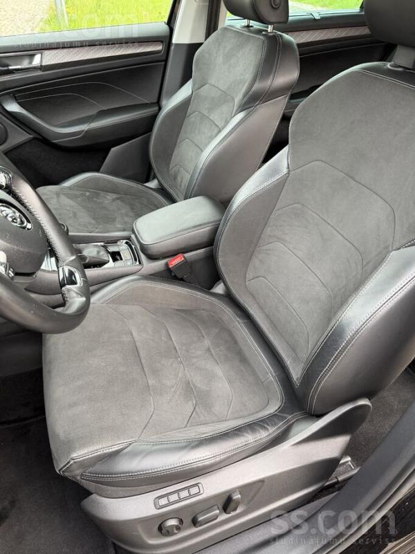 Black Skoda Kodiaq 2022 in Daugavpils, with an engine capacity of 2.00 L and mileage of 192 thousand km for 23000 €, photo 9 on AUTOMOTO.COM.LV