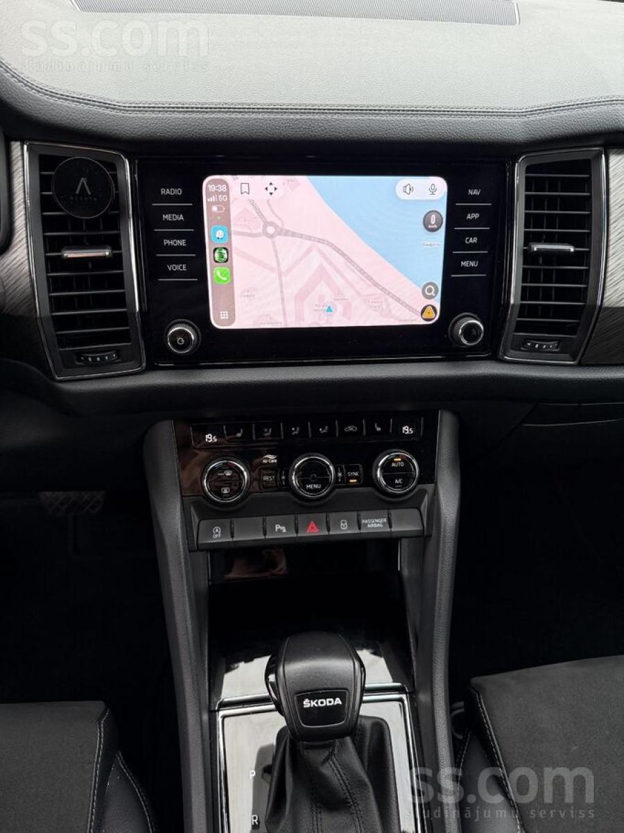 Черный Шкода Kodiaq 2022 в Даугавпилс, объемом двигателя 2.00 л и пробегом 192 тыс. км за 23000 €, фото 16 на AUTOMOTO.COM.LV