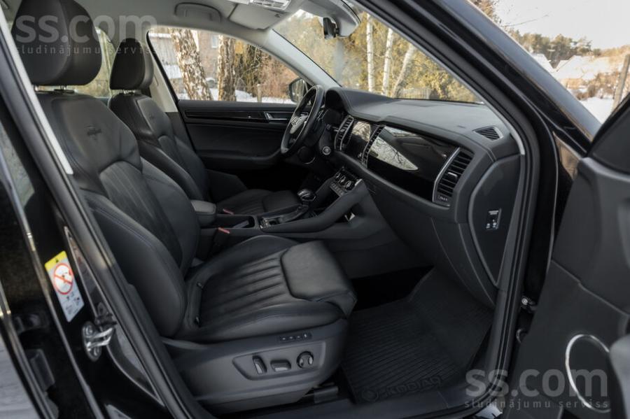 Melns Skoda Kodiaq 2022 Rīga, ar dzinēja tilpumu 2.00 L un nobraukumu 195 tūkst. km par 26390 €, foto 10 vietnē AUTOMOTO.COM.LV