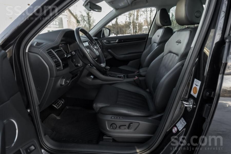 Melns Skoda Kodiaq 2022 Rīga, ar dzinēja tilpumu 2.00 L un nobraukumu 195 tūkst. km par 26390 €, foto 13 vietnē AUTOMOTO.COM.LV