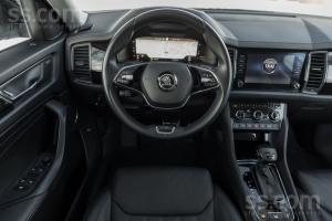 Melns Skoda Kodiaq 2022 Rīga, ar dzinēja tilpumu 2.00 L un nobraukumu 195 tūkst. km par 26390 €, foto 24 vietnē AUTOMOTO.COM.LV