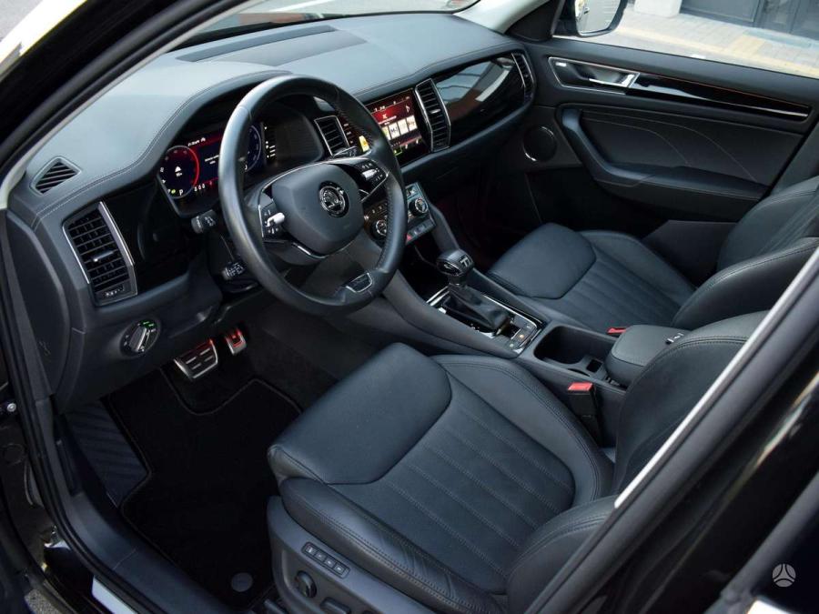 Черный Шкода Kodiaq 2022 в Вильнюс, объемом двигателя 1.97 л и пробегом 212 тыс. км за 24990 €, фото 15 на AUTOMOTO.COM.LV