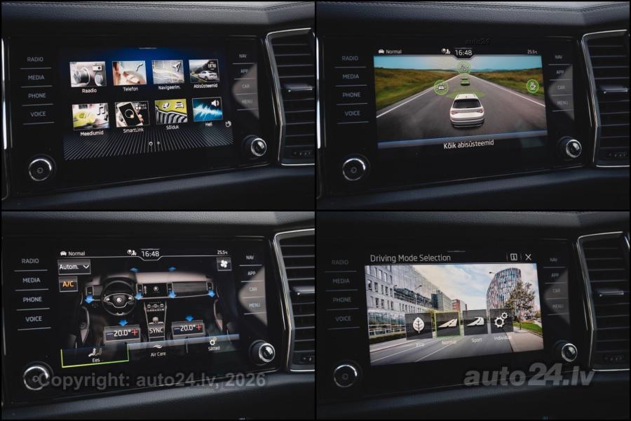 Черный Шкода Kodiaq 2022 в Тарту, объемом двигателя 2.00 л и пробегом 122 тыс. км за 25490 €, фото 23 на AUTOMOTO.COM.LV