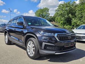 Black Skoda Kodiaq 2022 in Vilnius, with an engine capacity of 1.97 L and mileage of 163 thousand km for 22900 €, photo  on AUTOMOTO.COM.LV