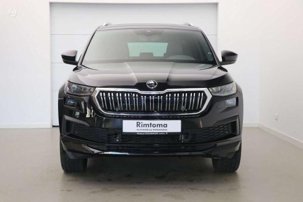 Black Skoda Kodiaq 2022 in Vilnius, with an engine capacity of 1.97 L and mileage of 162 thousand km for 26990 €, photo 6 on AUTOMOTO.COM.LV