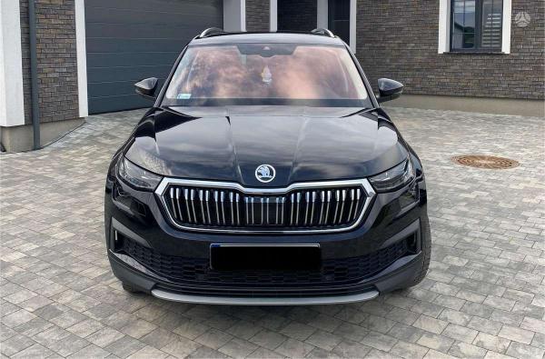 Black Skoda Kodiaq 2022 in Vilnius, with an engine capacity of 1.97 L and mileage of 93 thousand km for 27450 €, photo 2 on AUTOMOTO.COM.LV