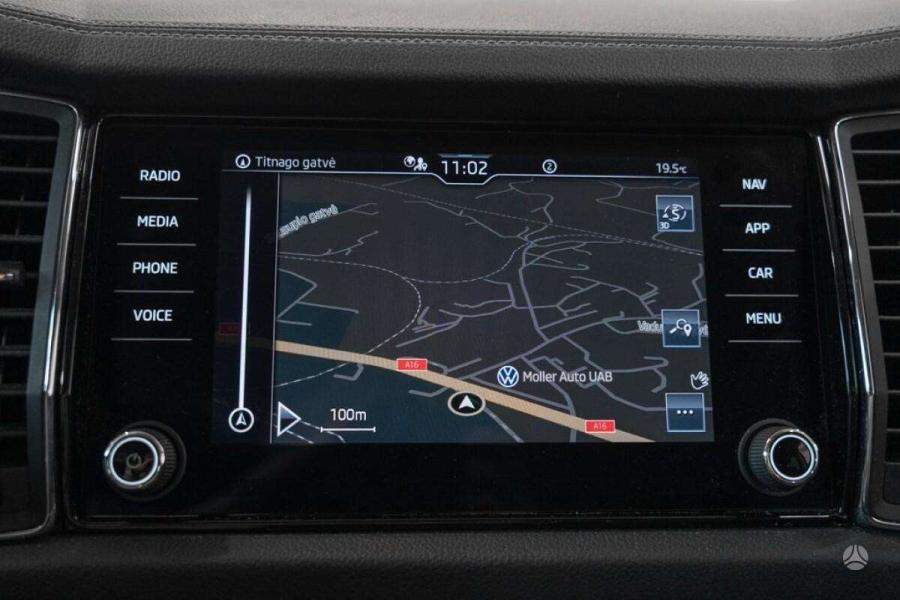 Черный Шкода Kodiaq 2022 в Вильнюс, объемом двигателя 2.00 л и пробегом 144 тыс. км за 25950 €, фото 14 на AUTOMOTO.COM.LV