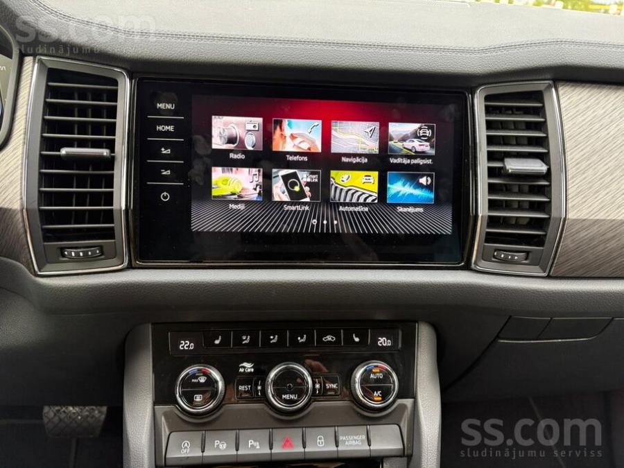 Черный Шкода Kodiaq 2022 в Рига, объемом двигателя 2.00 л и пробегом 128 тыс. км за 33500 €, фото 11 на AUTOMOTO.COM.LV