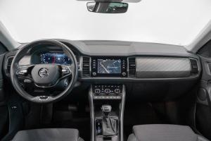 Black Skoda Kodiaq 2022 in Vilnius, with an engine capacity of 2.00 L and mileage of 144 thousand km for 25950 €, photo 13 on AUTOMOTO.COM.LV