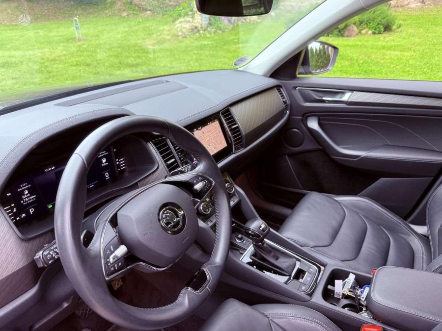 Черный Шкода Kodiaq 2022 в Вильнюс, объемом двигателя 1.97 л и пробегом 170 тыс. км за 23450 €, фото 8 на AUTOMOTO.COM.LV