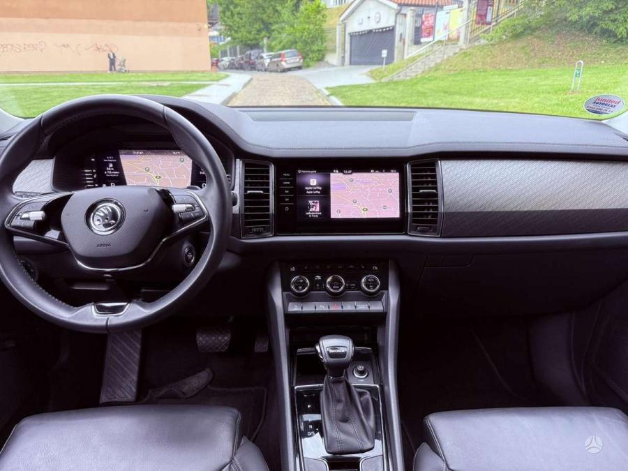 Черный Шкода Kodiaq 2022 в Вильнюс, объемом двигателя 1.97 л и пробегом 170 тыс. км за 23450 €, фото 17 на AUTOMOTO.COM.LV