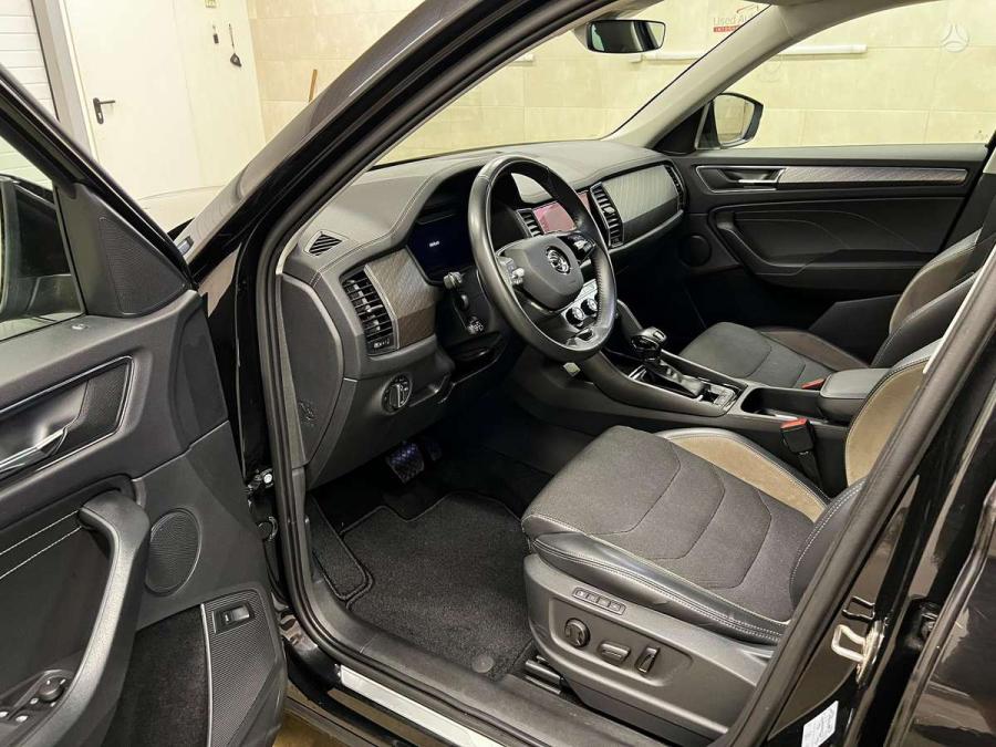 Черный Шкода Kodiaq 2022 в Мариямполе, объемом двигателя 1.50 л и пробегом 167 тыс. км за 24079 €, фото 8 на AUTOMOTO.COM.LV