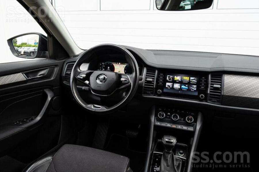 Черный Шкода Kodiaq 2022 в Рига, объемом двигателя 2.00 л и пробегом 144 тыс. км за 23950 €, фото 11 на AUTOMOTO.COM.LV