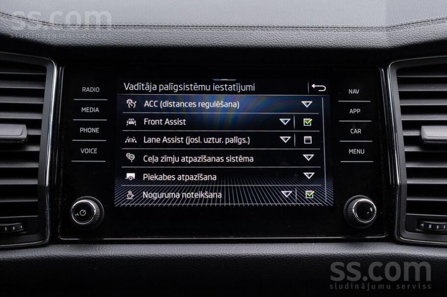 Черный Шкода Kodiaq 2022 в Рига, объемом двигателя 2.00 л и пробегом 144 тыс. км за 23950 €, фото 12 на AUTOMOTO.COM.LV