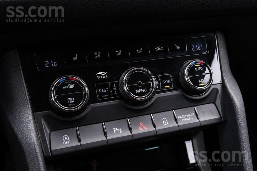 Черный Шкода Kodiaq 2022 в Рига, объемом двигателя 2.00 л и пробегом 144 тыс. км за 23950 €, фото 15 на AUTOMOTO.COM.LV