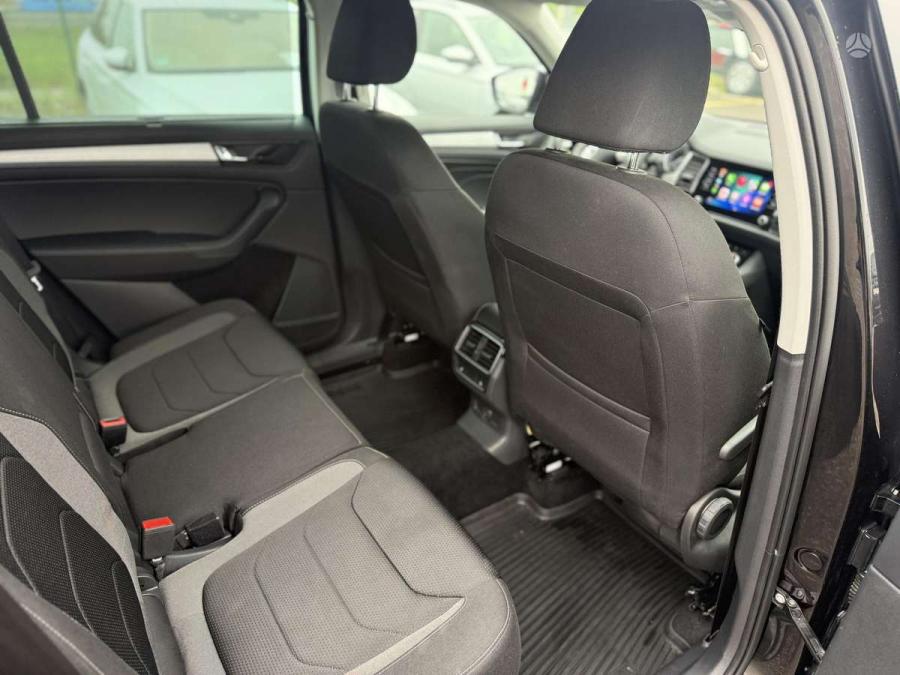 Black Skoda Kodiaq 2022 in Vilnius, with an engine capacity of 1.97 L and mileage of 194 thousand km for 21900 €, photo 17 on AUTOMOTO.COM.LV