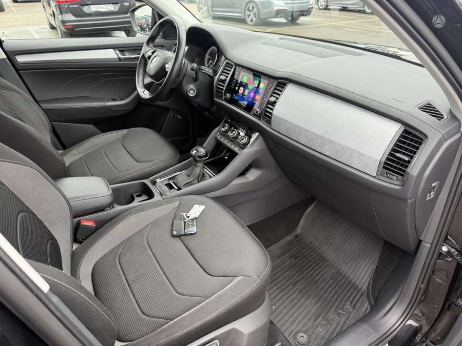 Black Skoda Kodiaq 2022 in Vilnius, with an engine capacity of 1.97 L and mileage of 194 thousand km for 21900 €, photo 37 on AUTOMOTO.COM.LV