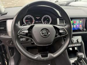 Black Skoda Kodiaq 2022 in Vilnius, with an engine capacity of 1.97 L and mileage of 194 thousand km for 21900 €, photo 39 on AUTOMOTO.COM.LV