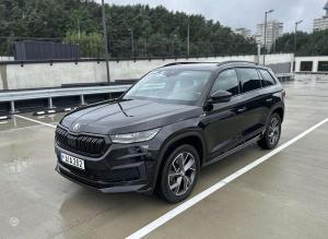 Black Skoda Kodiaq 2022 in Vilnius, with an engine capacity of 1.97 L and mileage of 63 thousand km for 32500 €, photo 3 on AUTOMOTO.COM.LV