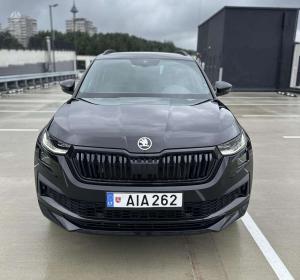 Black Skoda Kodiaq 2022 in Vilnius, with an engine capacity of 1.97 L and mileage of 63 thousand km for 32500 €, photo 4 on AUTOMOTO.COM.LV