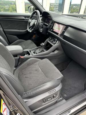 Black Skoda Kodiaq 2022 in Vilnius, with an engine capacity of 1.97 L and mileage of 63 thousand km for 32500 €, photo 11 on AUTOMOTO.COM.LV