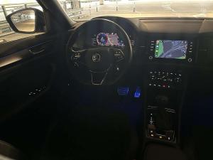 Black Skoda Kodiaq 2022 in Vilnius, with an engine capacity of 1.97 L and mileage of 63 thousand km for 32500 €, photo 34 on AUTOMOTO.COM.LV