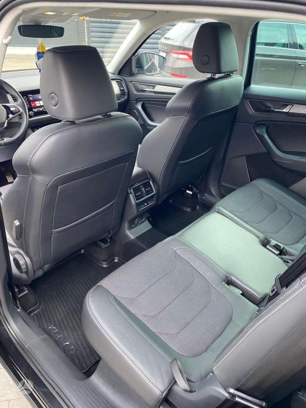 Black Skoda Kodiaq 2022 in Vilnius, with an engine capacity of 1.97 L and mileage of 92 thousand km for 27300 €, photo 10 on AUTOMOTO.COM.LV