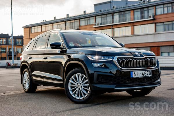 Черный Шкода Kodiaq 2022 в Рига, объемом двигателя 1.50 л и пробегом 0 тыс. км за 26600 €, фото 1 на AUTOMOTO.COM.LV