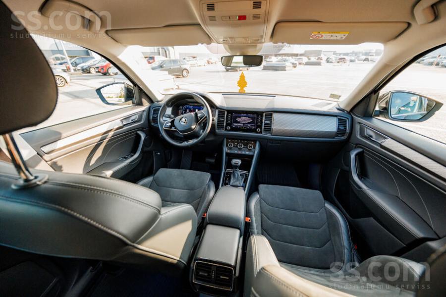 Melns Skoda Kodiaq 2022 Rīga, ar dzinēja tilpumu 1.50 L un nobraukumu 0 tūkst. km par 26600 €, foto 21 vietnē AUTOMOTO.COM.LV