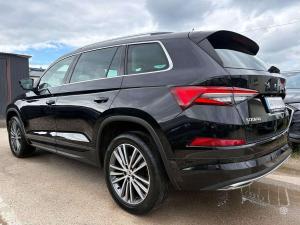 Black Skoda Kodiaq 2022 in Vilnius, with an engine capacity of 1.97 L and mileage of 163 thousand km for 26400 €, photo 4 on AUTOMOTO.COM.LV