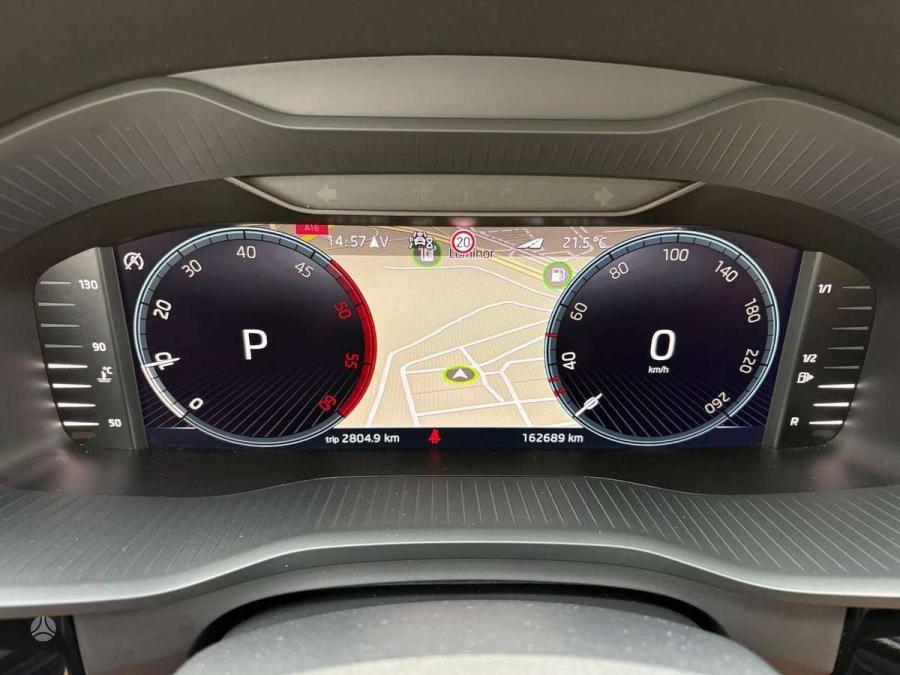 Black Skoda Kodiaq 2022 in Vilnius, with an engine capacity of 1.97 L and mileage of 163 thousand km for 26400 €, photo 24 on AUTOMOTO.COM.LV