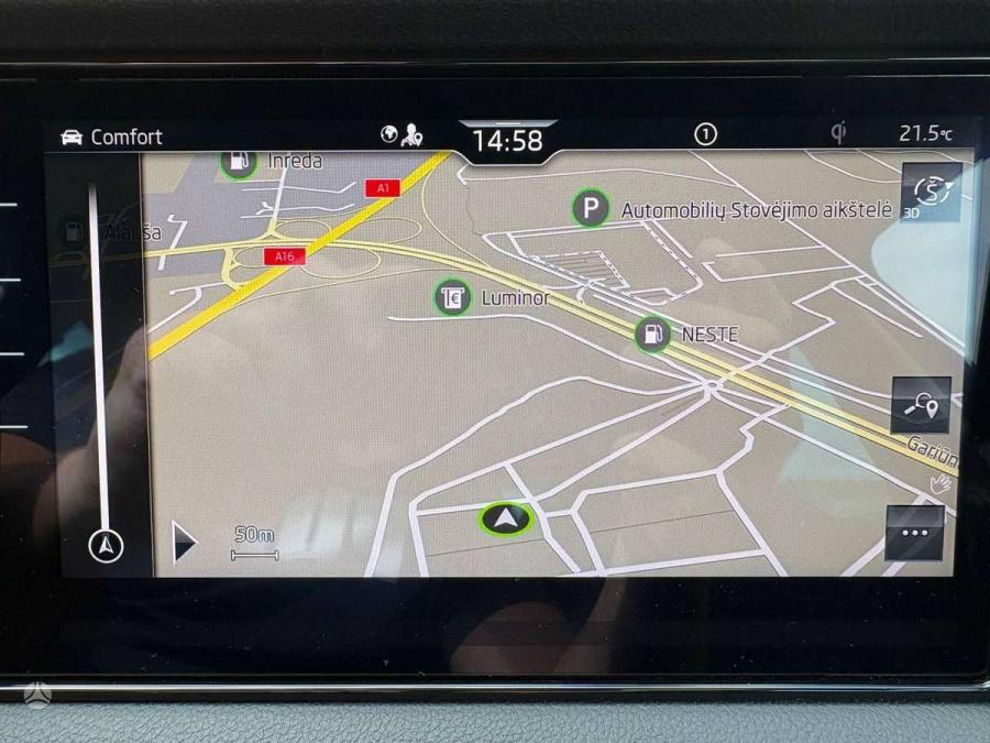 Black Skoda Kodiaq 2022 in Vilnius, with an engine capacity of 1.97 L and mileage of 163 thousand km for 26400 €, photo 28 on AUTOMOTO.COM.LV