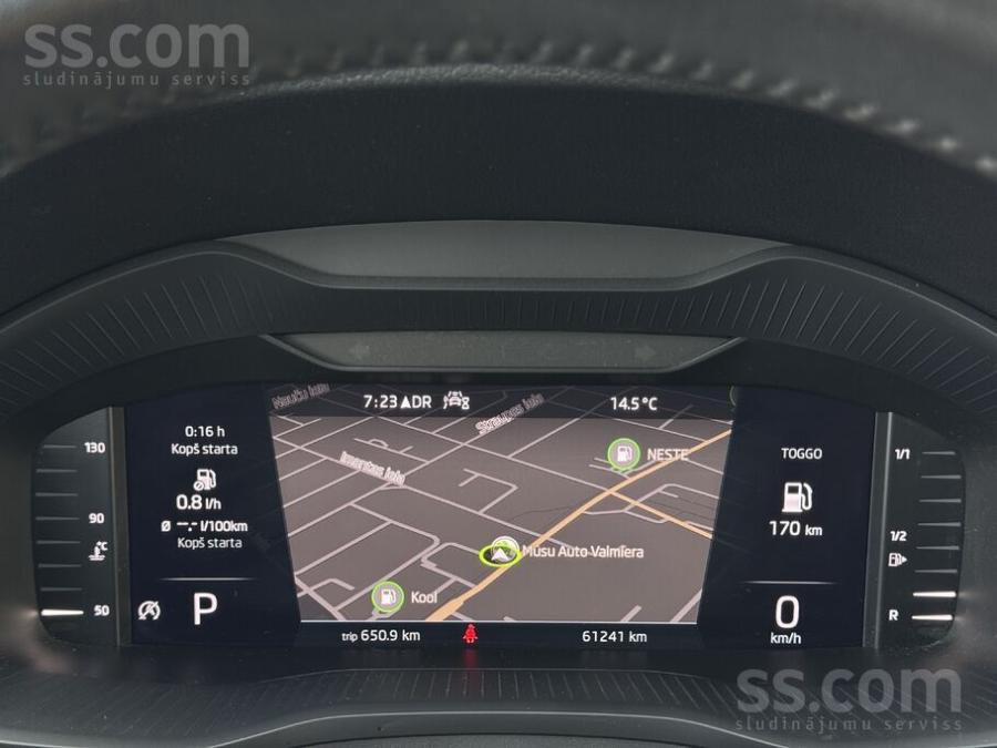 Черный Шкода Kodiaq 2022 в Валмиера, объемом двигателя 2.00 л и пробегом 61 тыс. км за 27900 €, фото 13 на AUTOMOTO.COM.LV